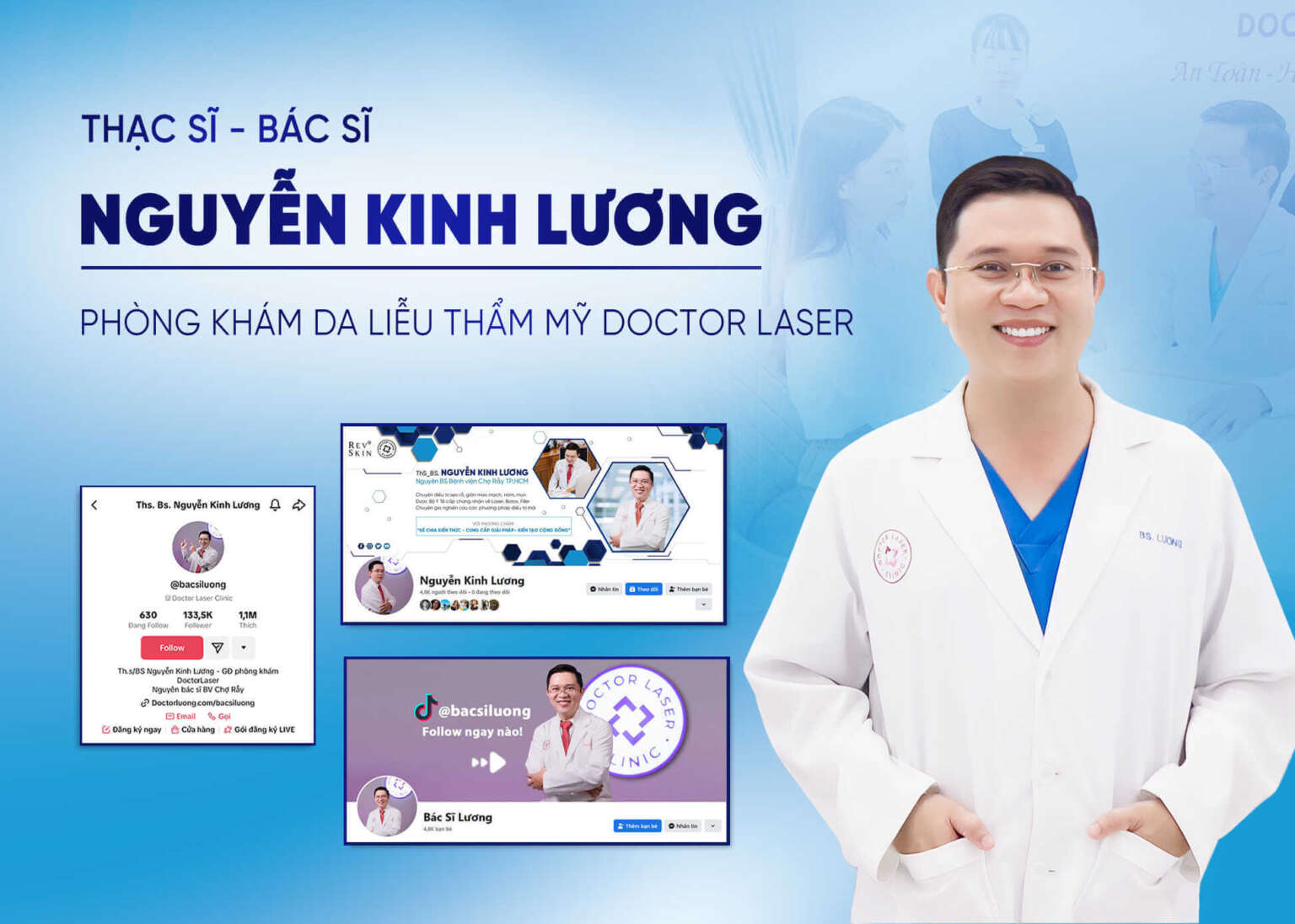 Th.S– BS Nguyễn Kinh Lương Giám đốc Phòng khám Doctor Laser
